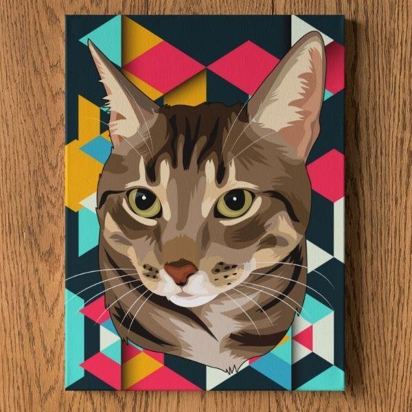 Best Custom Sam Sawet Cat Painting - 10% Off – petventuresbook