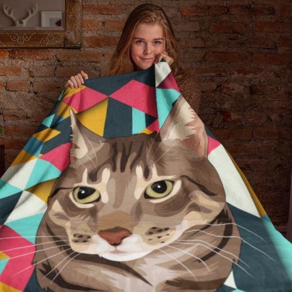 Personalized Sam Sawet Cat Blanket - 10% Off – petventuresbook